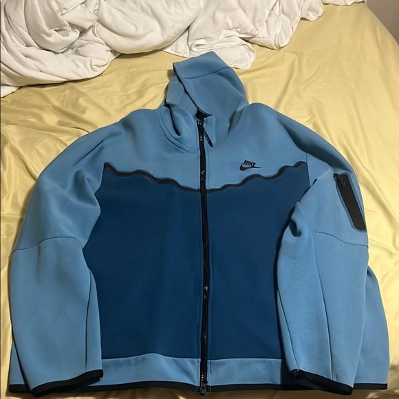 Nike | Sweaters | Nike Blue Tech Fleece | Poshmark